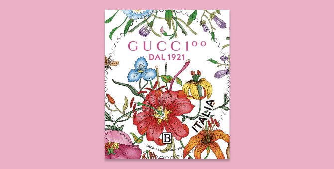 Почта Италии представила марку к 100-летию Gucci | BURO.