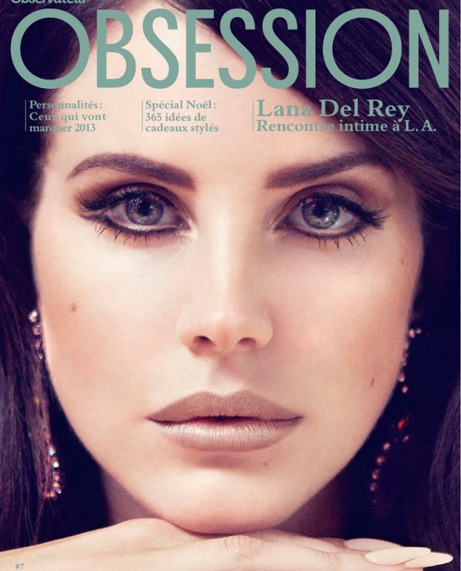 Лана Дель Рей на обложке Obsession Magazine | BURO.
